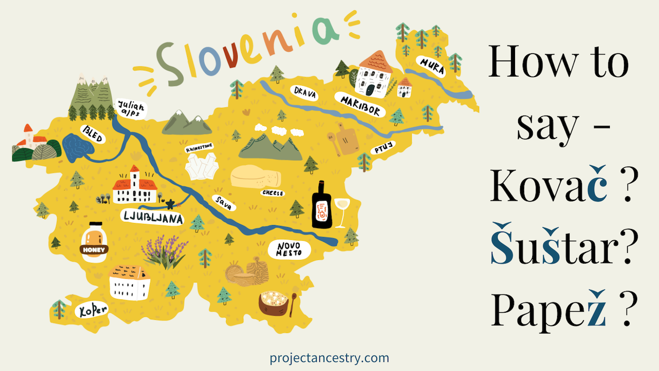 How to Pronounce the Slovenian Č, Š and Ž — Project Ancestry - Austria | Slovenia | Italy